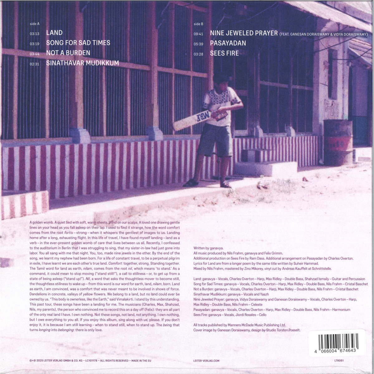 GANAVYA - NILAM / Leiter LTR51 - Vinyl