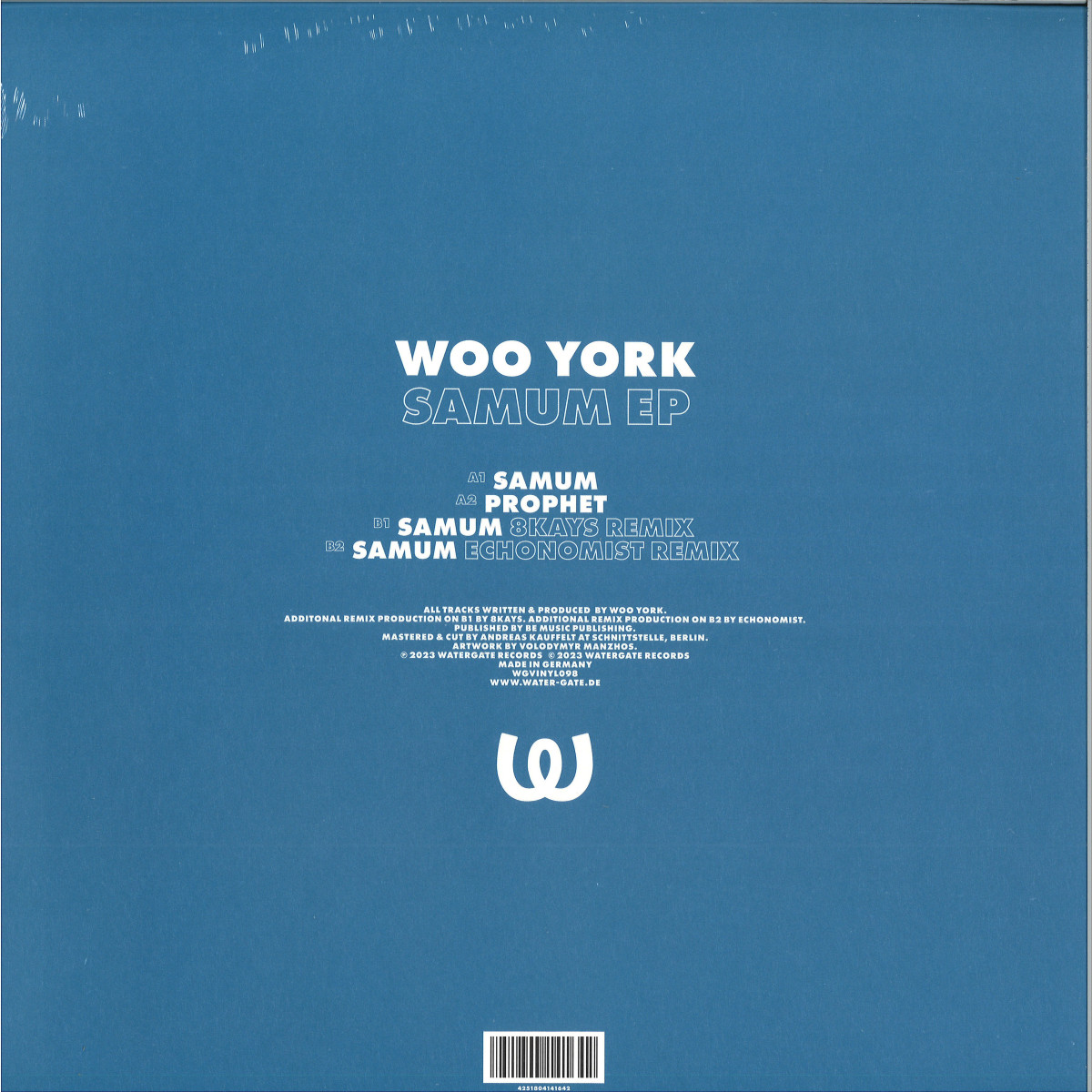 Woo York - Samum EP / Watergate WGVINYL98- Vinyl