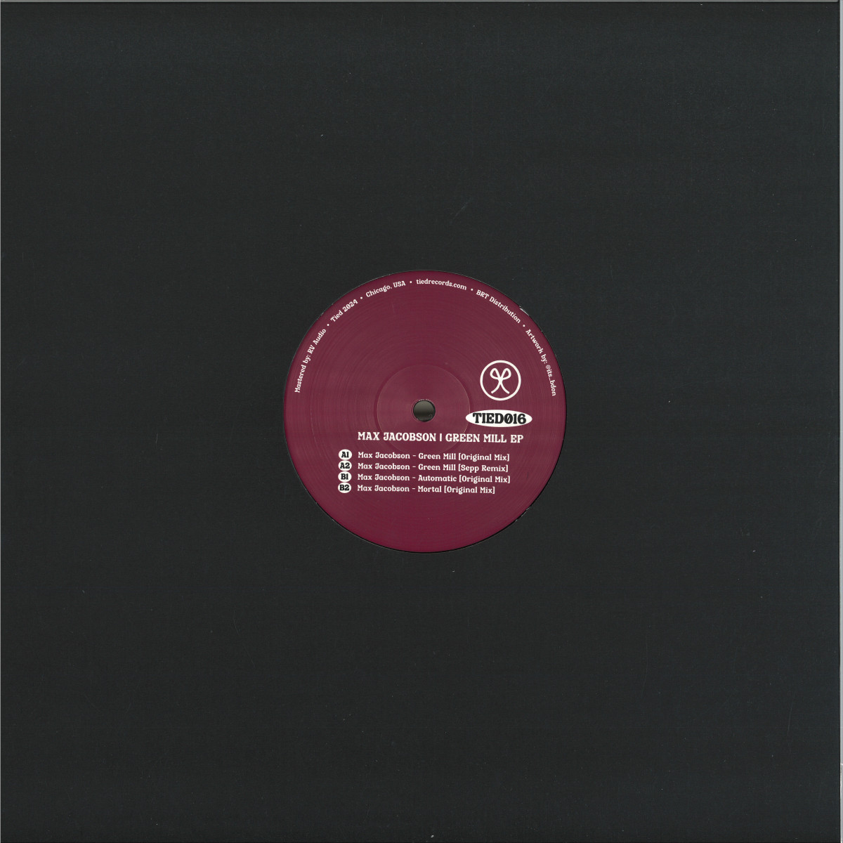 Max Jacobson - Green Mill EP / Tied TIED016- Vinyl