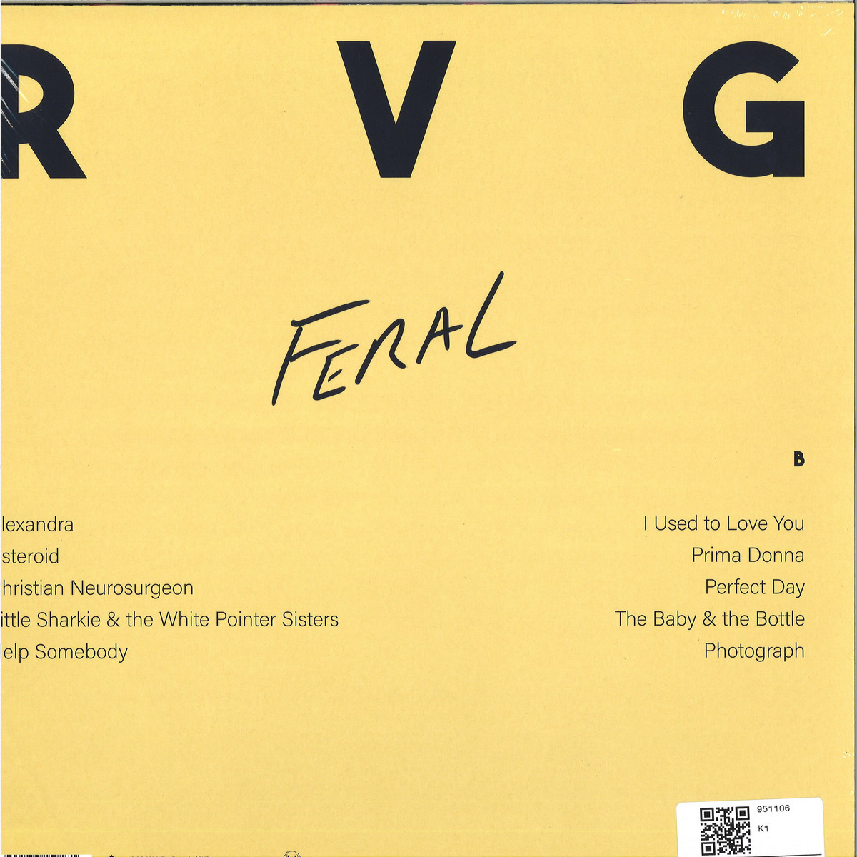 RVG - Feral / Fire Records FIRELPO595- Vinyl