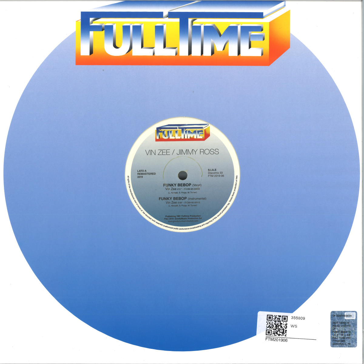 VIN ZEE / JIMMY ROSS - Remastered 2019 / FULLTIME PRODUCTION FTM201906 ...