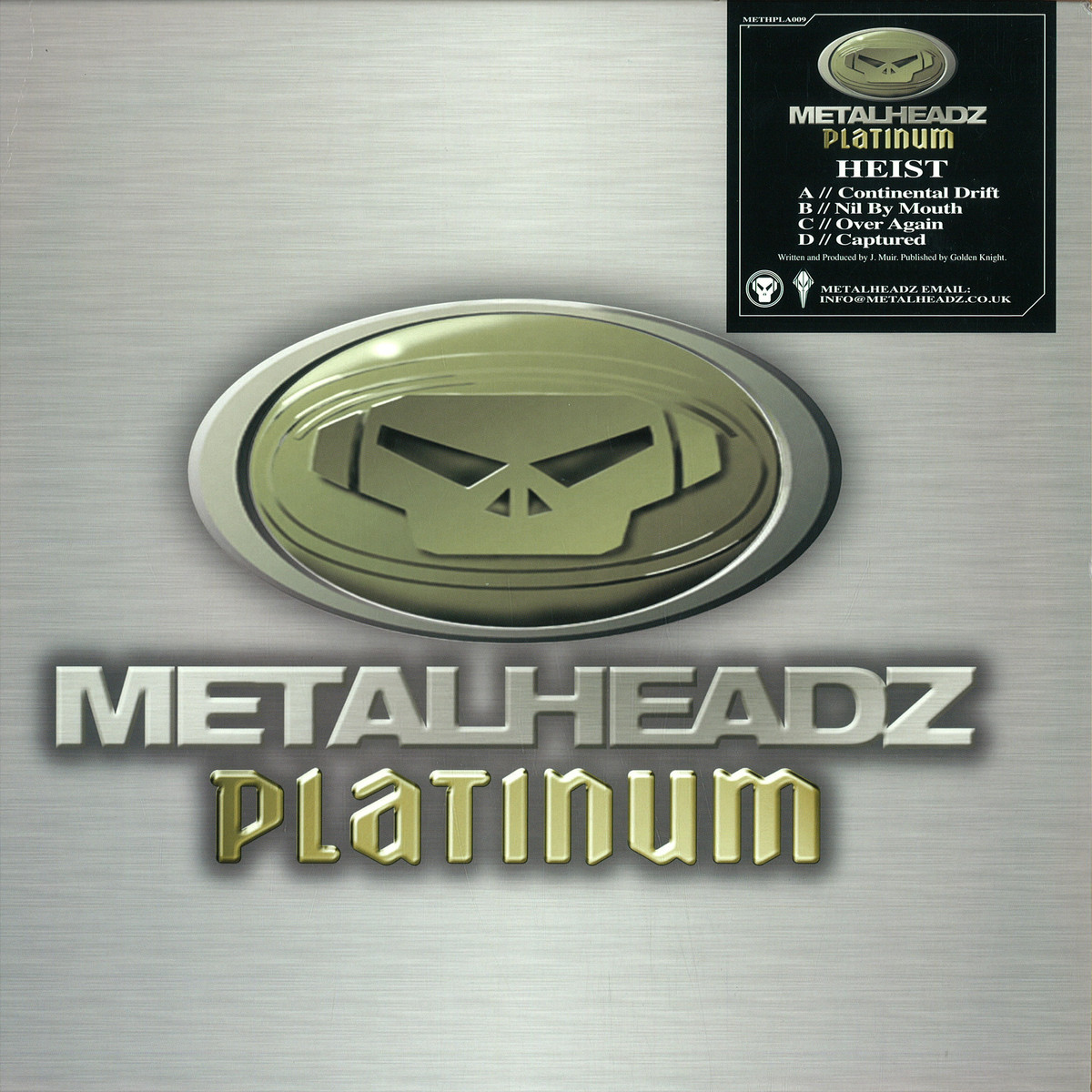 Heist - Continental Drift Ep / Metalheadz Platinum METHPLA009 - Vinyl