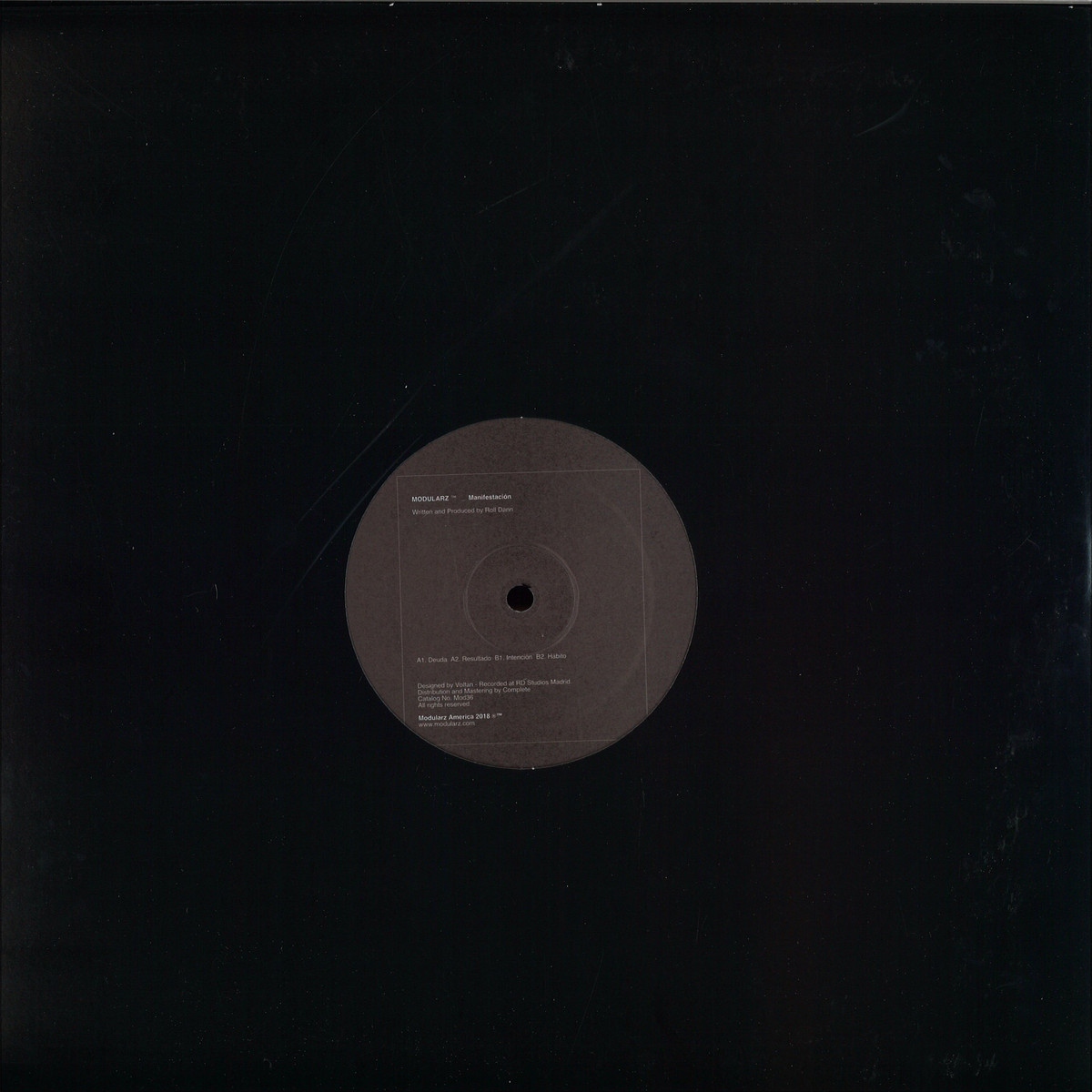 Roll Dann - Manifestacion / Modularz Music MODULARZ036- Vinyl
