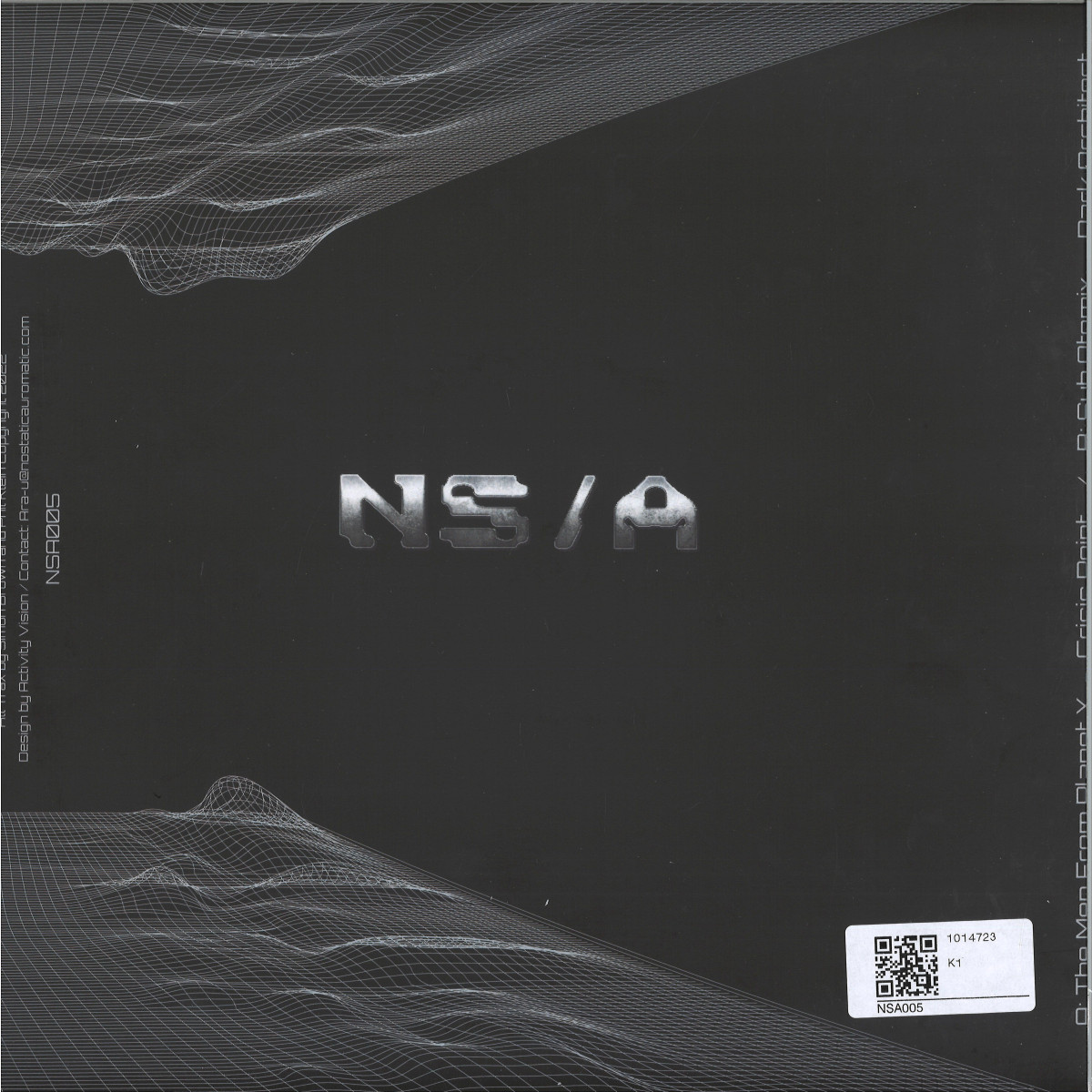 Kronos Device - The Men from Planet X / No Static / Automatic NSA005- Vinyl