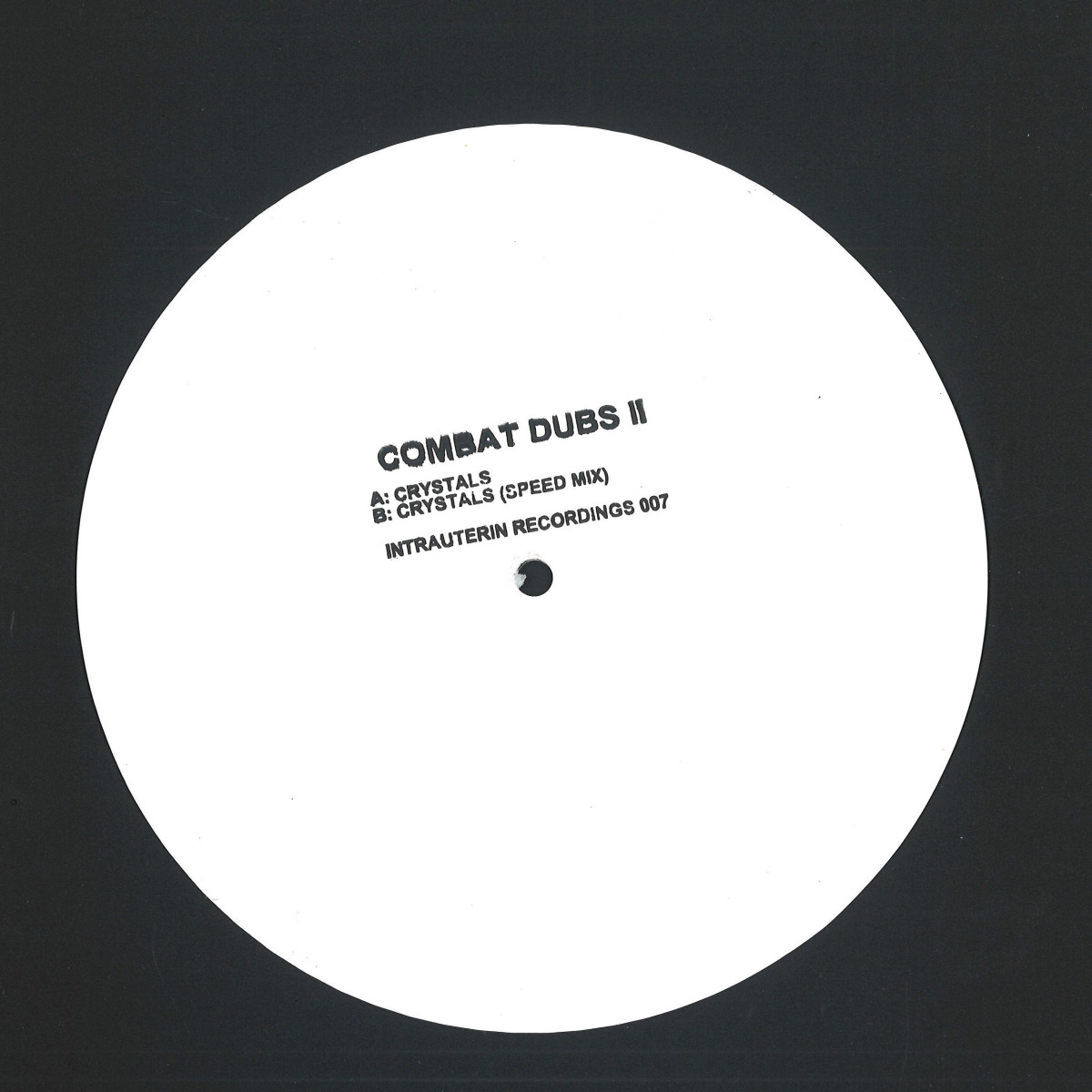 COMBAT DUBS - COMBAT DUBS II 7" / INTRAUTERIN INTRAUTERIN007- Vinyl