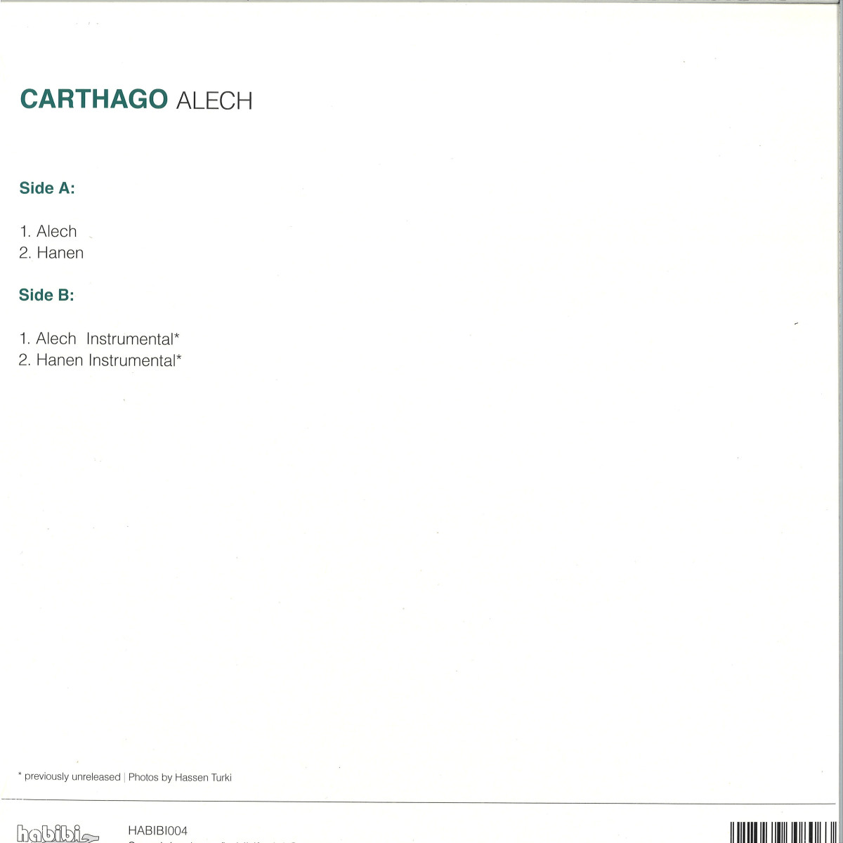 Carthago - Alech / HABIBI FUNK RECORDS HABIBI004-1 - Vinyl