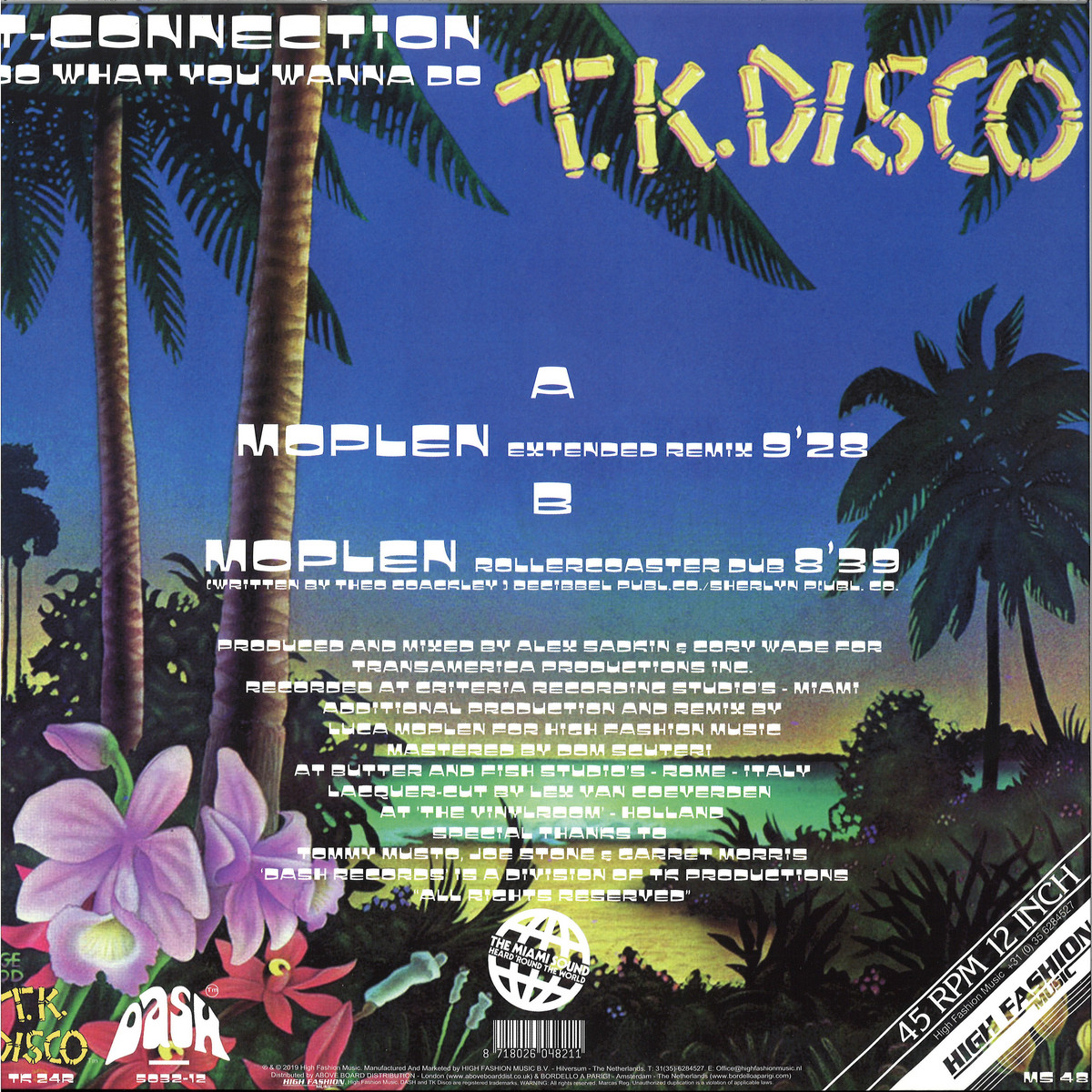 T-Connection - Do What You Wanna Do (Moplen Remixes) / High Fashion ...