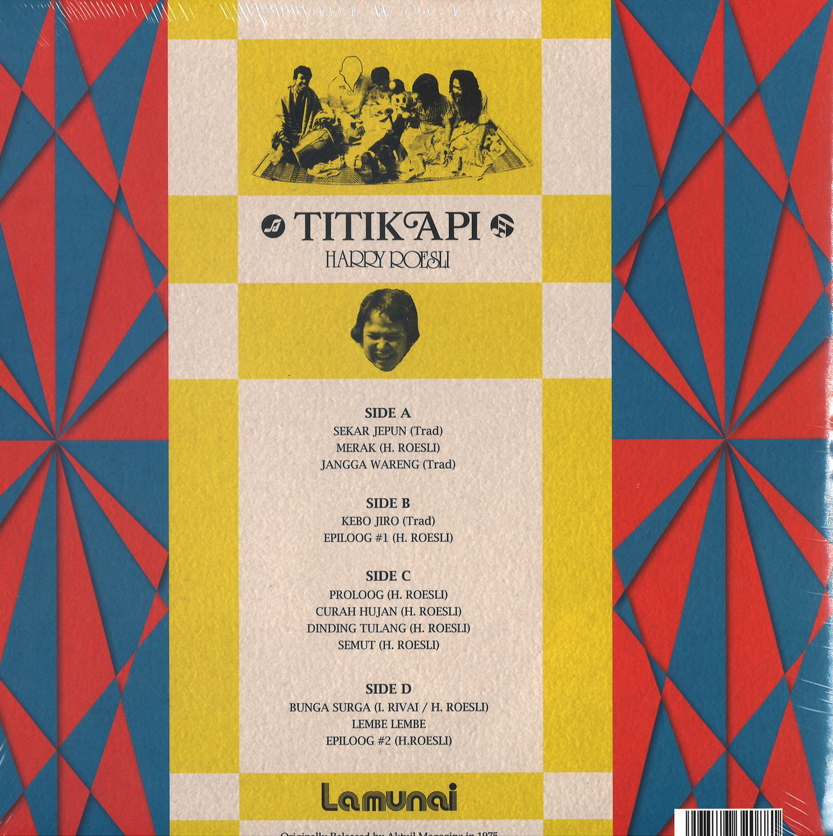 HARRY ROESLI - TITIK API / Lamunai Records LMR004- Vinyl