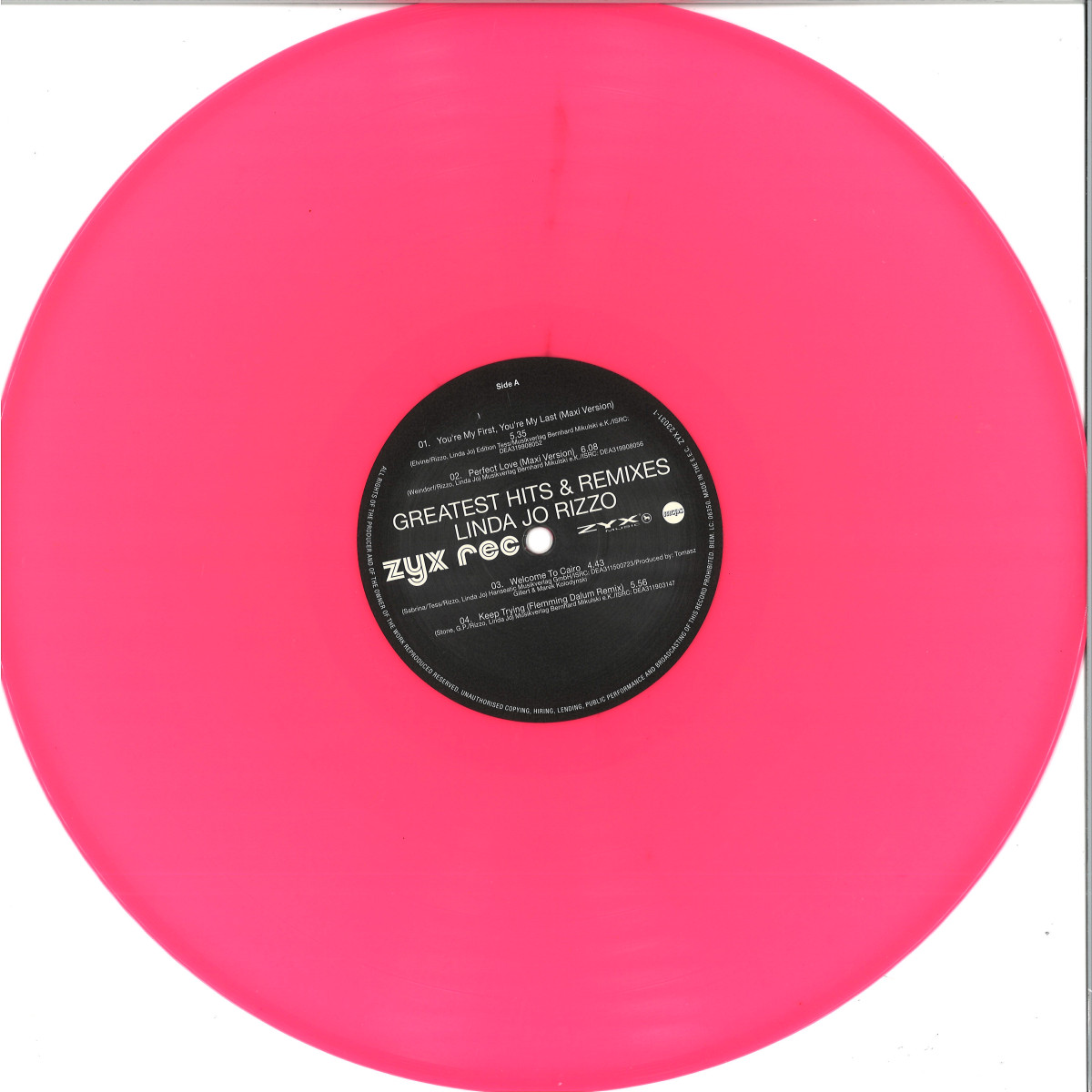 LINDA JO RIZZO - Greatest Hits & Remixes LP / Zyx Music ZYX23031-1- Vinyl