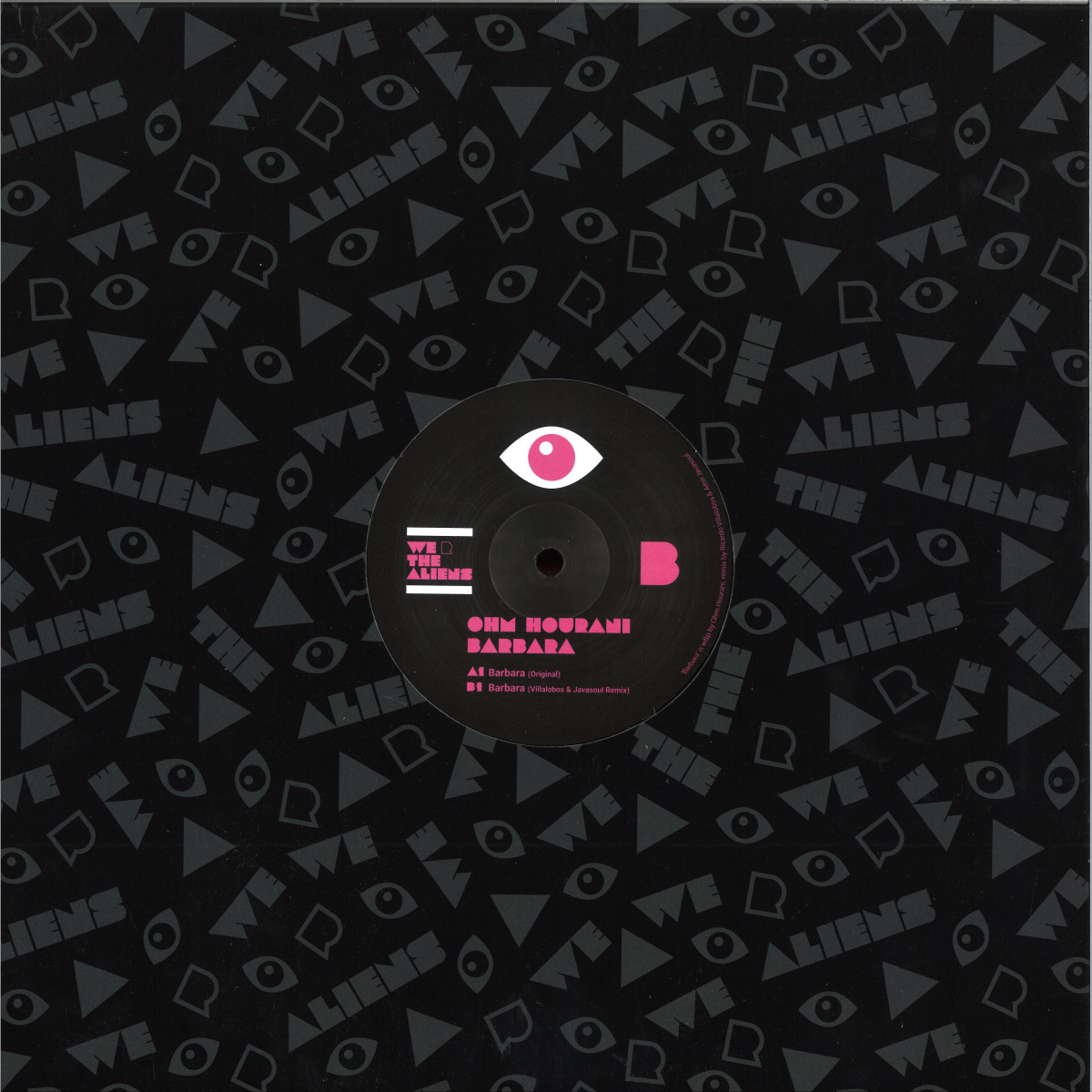 OHM HOURANI - BARBARA / We R The Aliens WRTA004- Vinyl