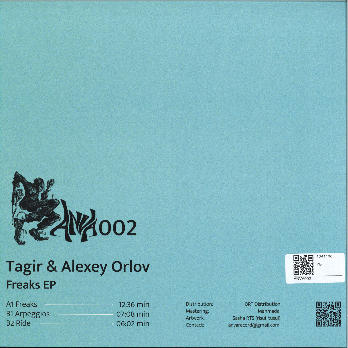 Tagir & Alexey Orlov - Freaks EP / Anva ANVA002- Vinyl