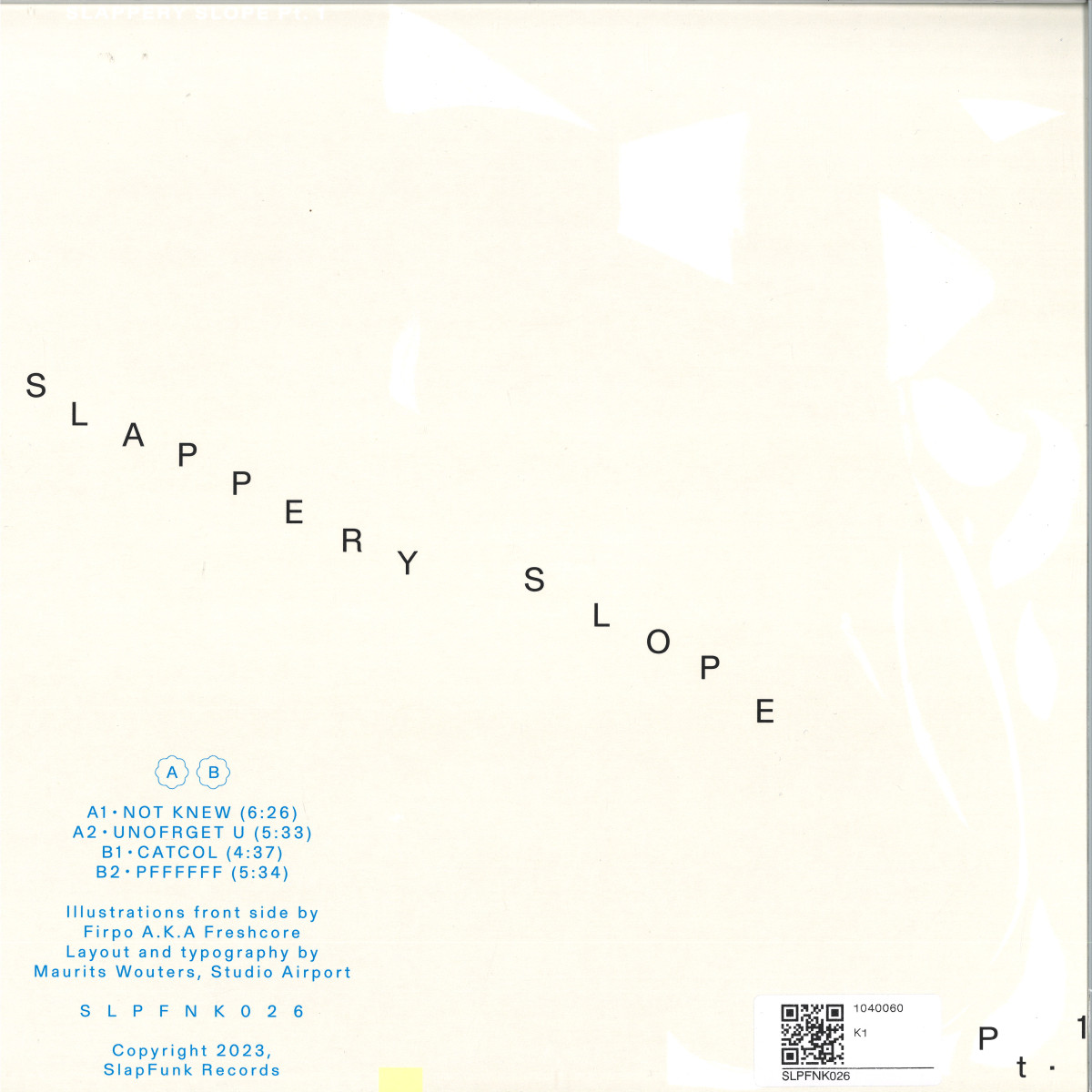 Tommy Vicari Jnr - Slappery Slope Pt. 1 / Slapfunk Records SLPFNK026- Vinyl