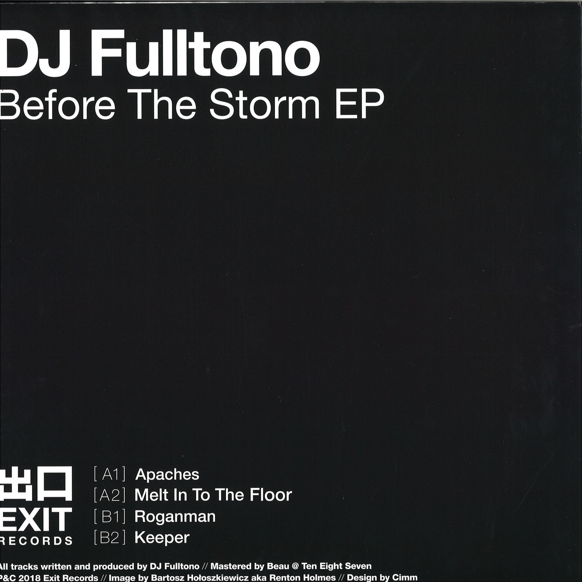 DJ Fulltono - Before The Storm EP / Exit Records EXIT080- Vinyl
