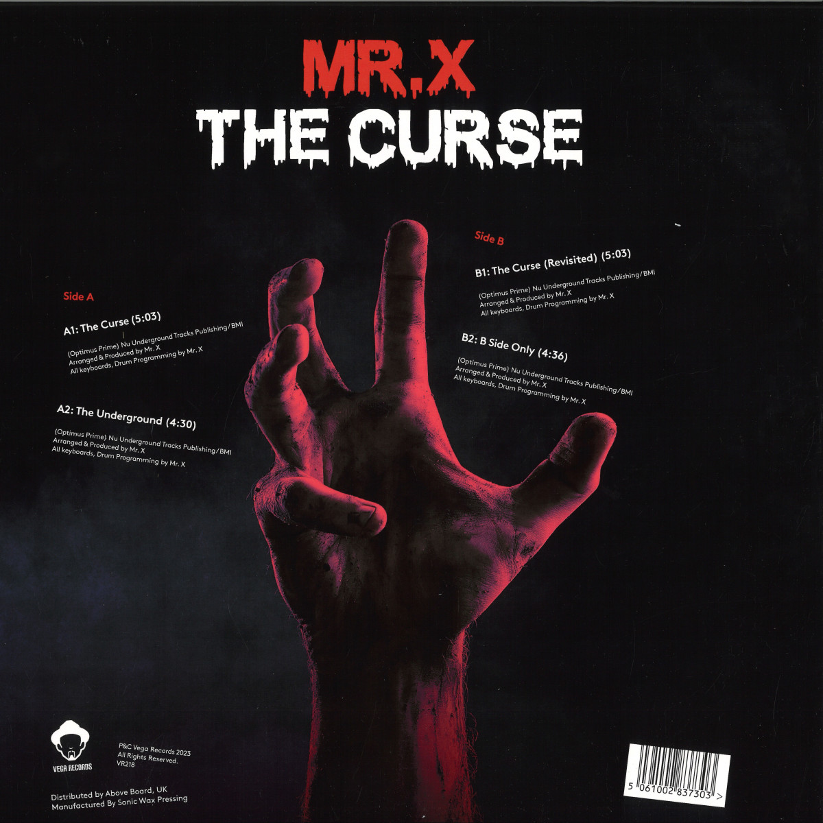 MR. X - The Curse / Vega Records VR218- Vinyl