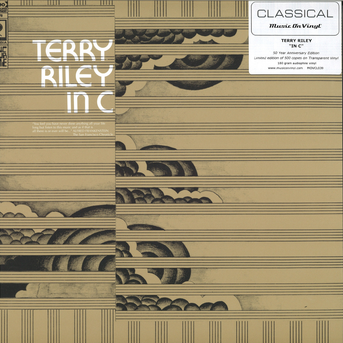 Terry Riley - In C / Music On Vinyl MOVCL039C- Vinyl