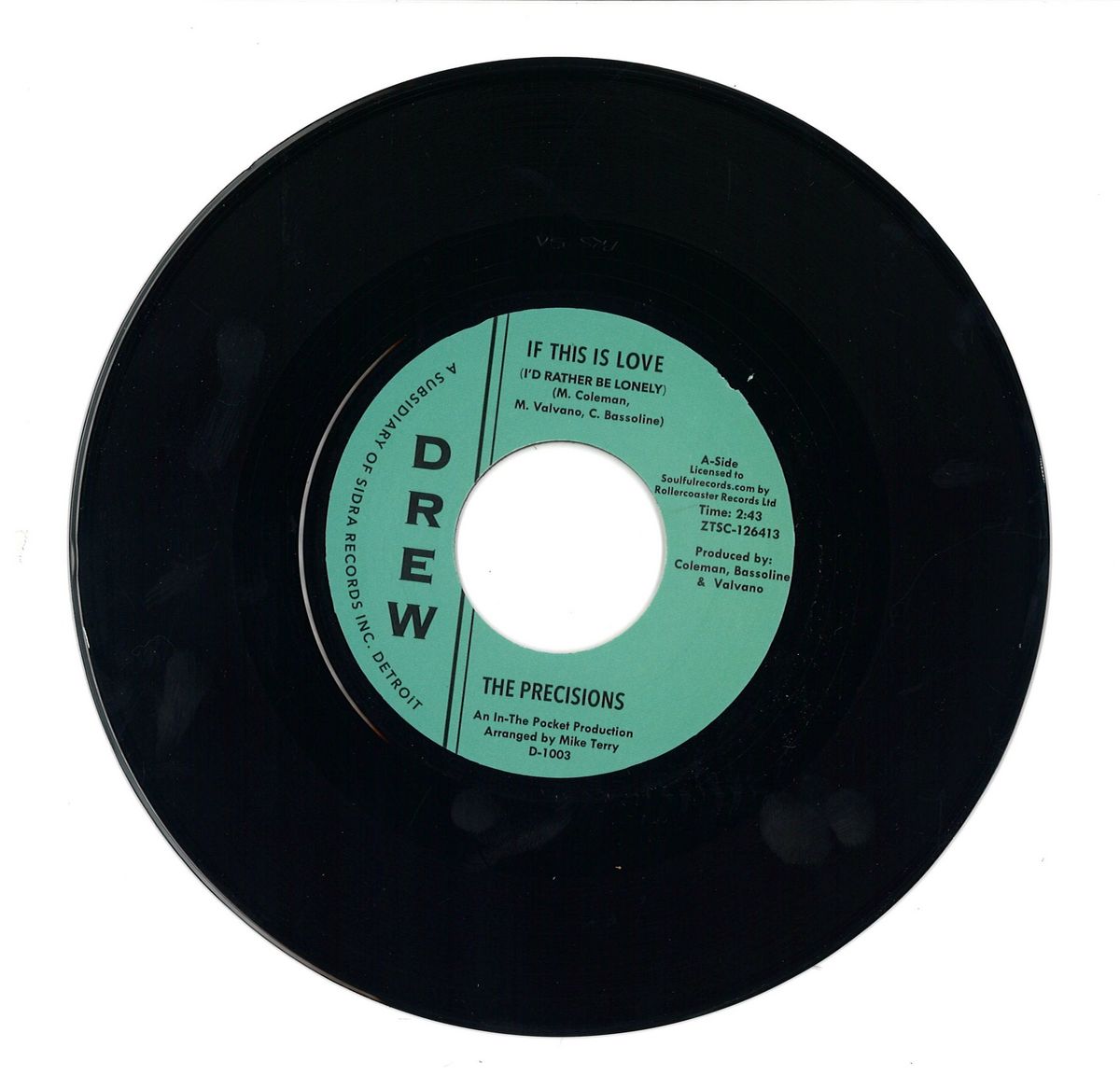 The Precisions - Such Misery / If This Is Love / Drew PRS5 - Vinyl