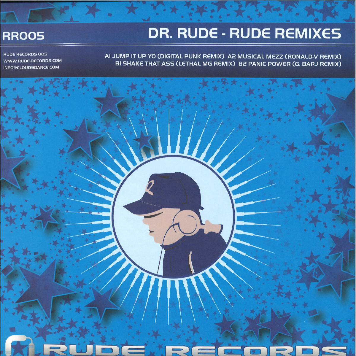 Dr. Rude - Rude Remixes / Rude Records RR005- Vinyl