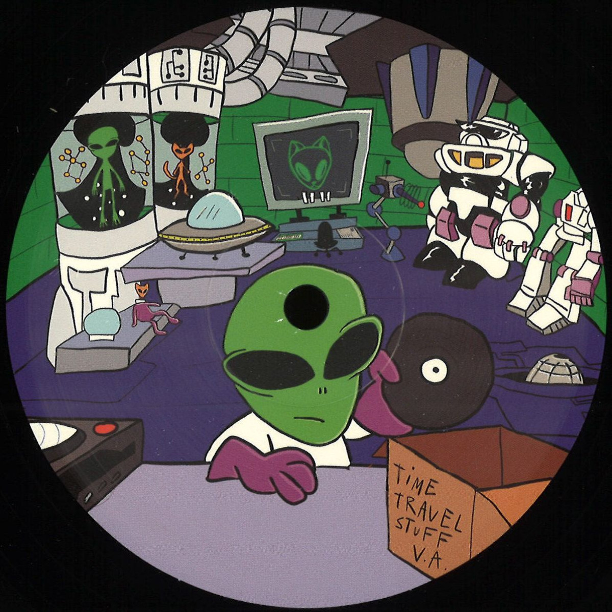 Various - Time Travel Stuff EP / Strain STRN001- Vinyl