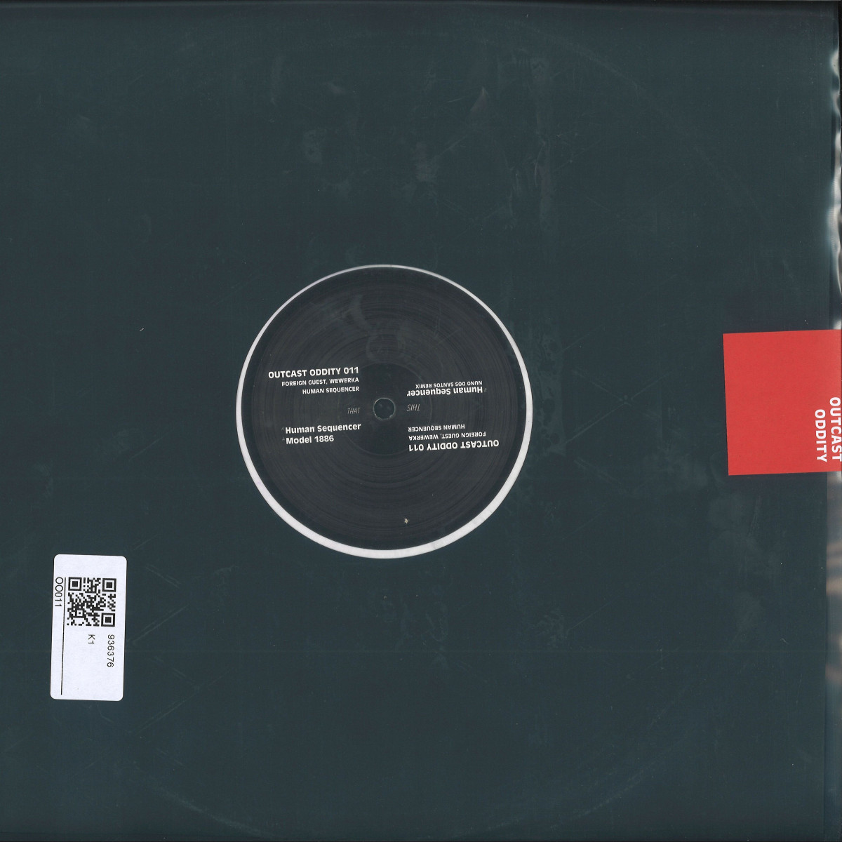 Foreign Guest, Wewerka - Human Sequencer EP / Outcast Oddity OO011- Vinyl