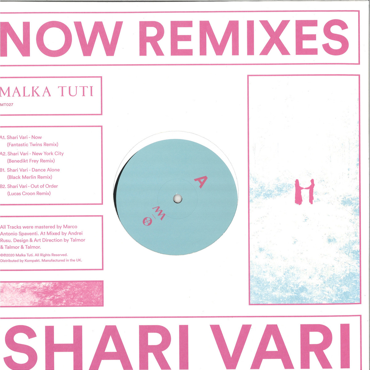 Shari Vari - Now Remixes / Malka Tuti MT0027- Vinyl