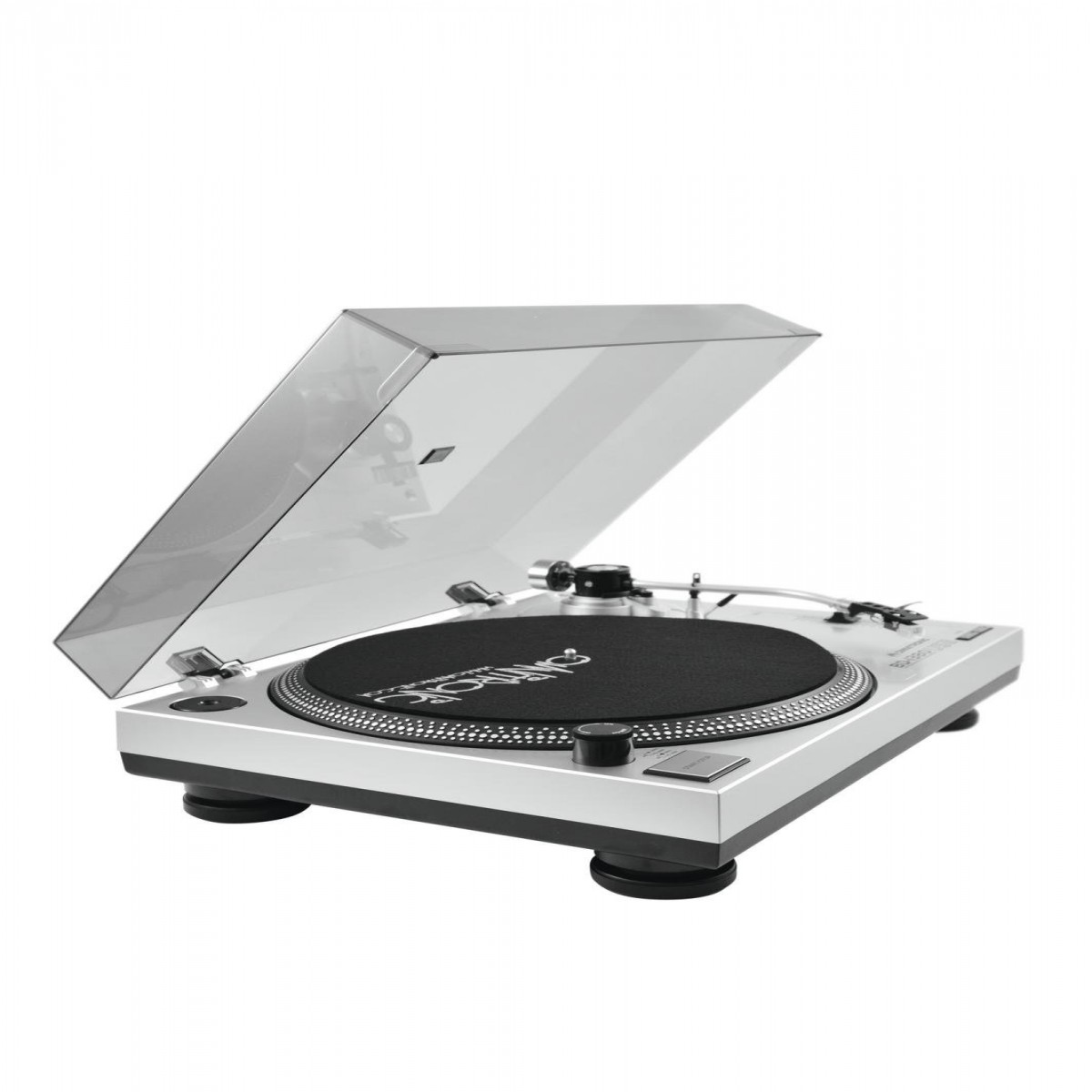 Turntable / Plattenspieler - OMNITRONIC BD-1380 USB Silver / Omnitronic ...
