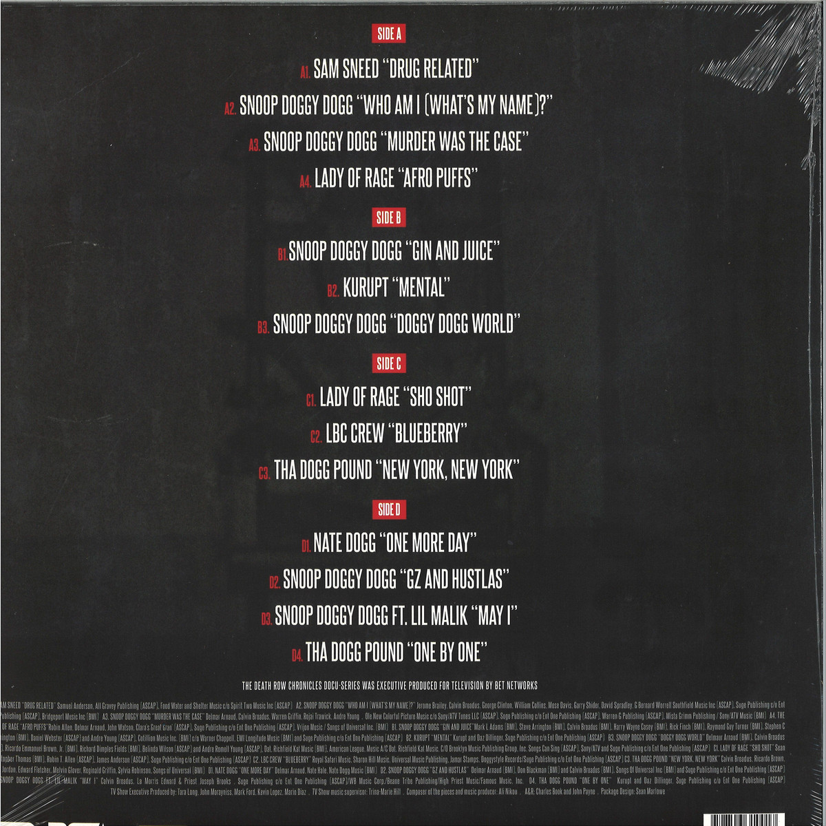 Various - Death Row Chronicles: Original 2x12" / Death Row 782911- Vinyl