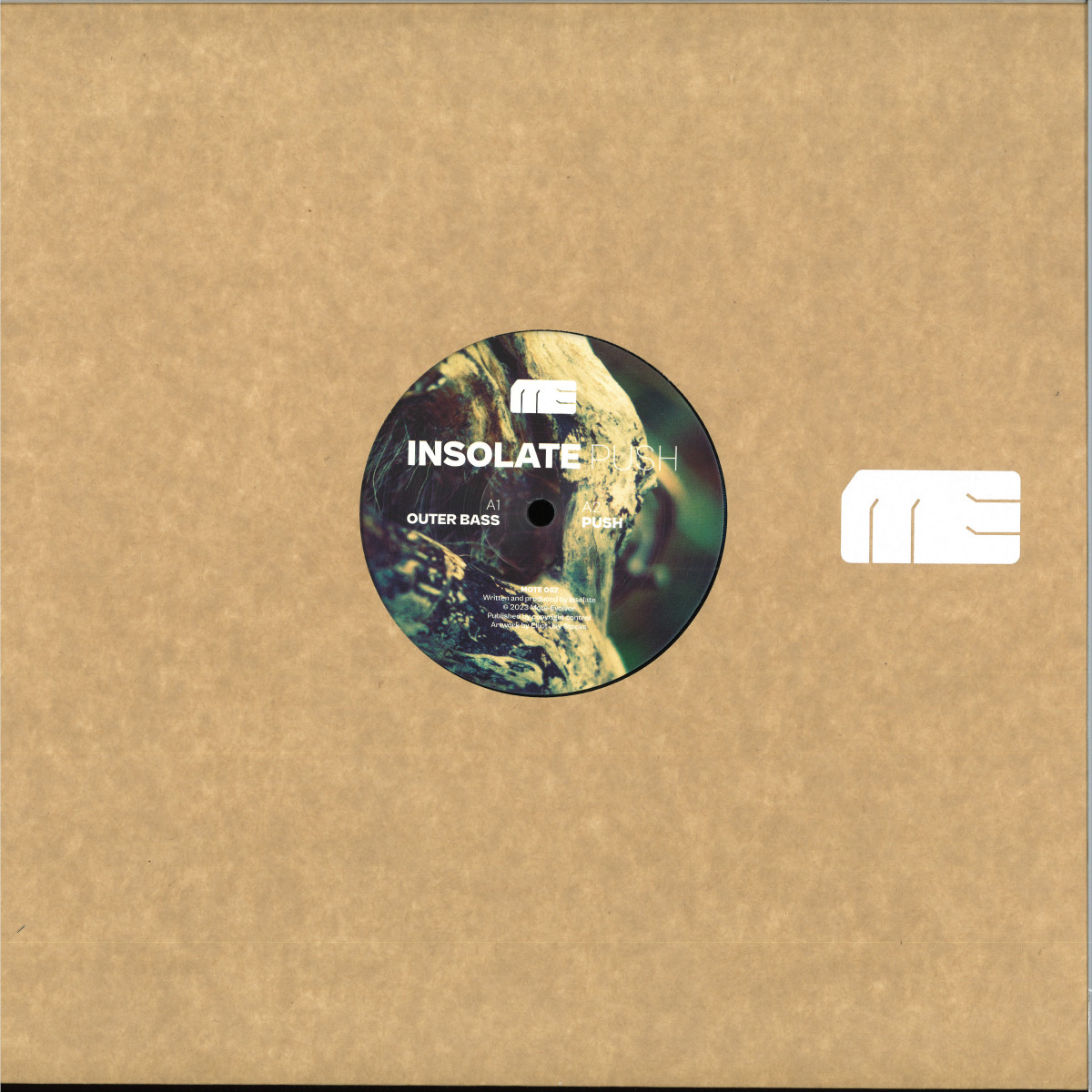 Insolate - Push EP / MOTE EVOLVER MOTE067- Vinyl