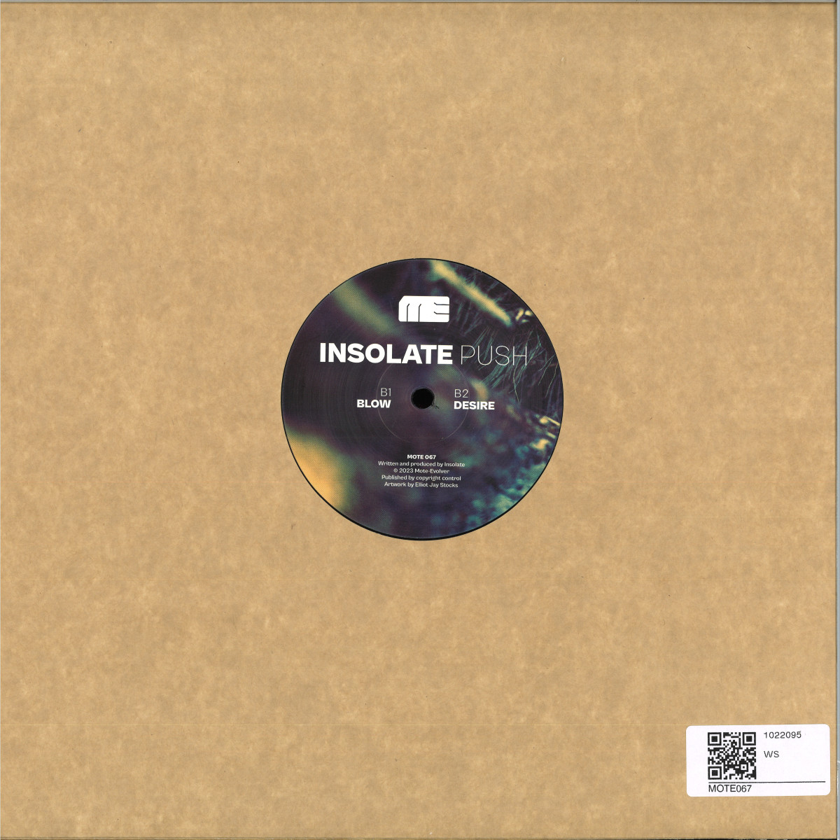 Insolate - Push EP / MOTE EVOLVER MOTE067- Vinyl