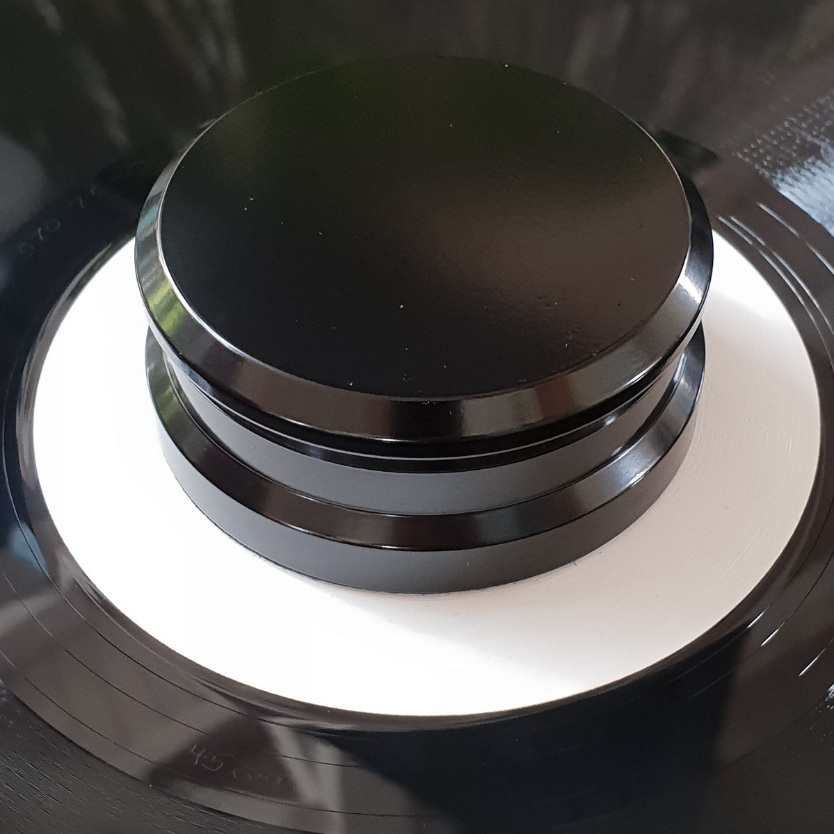 Vinyl Record Stabilizer - Black Metal / Dj Zubehör 8130- Equipment